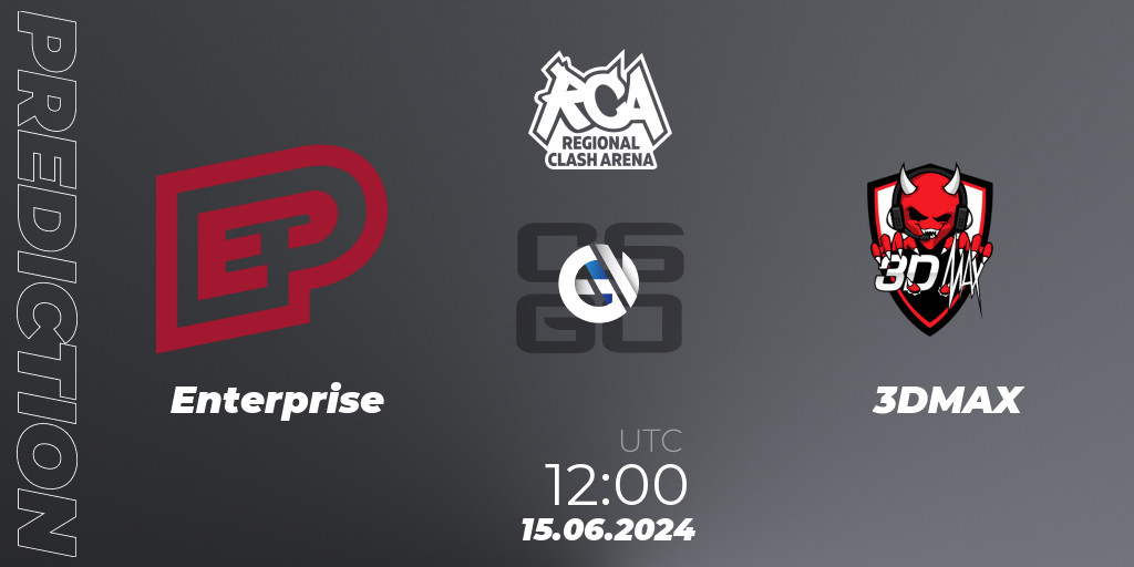 Enterprise vs 3DMAX: Match Prediction. 16.06.2024 at 10:00, Counter ...